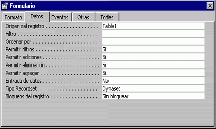 BITACORA DEL CURSO ADMON 8: CREACION DE LOS FORMULARIOS DE LA BASE DE DATOS